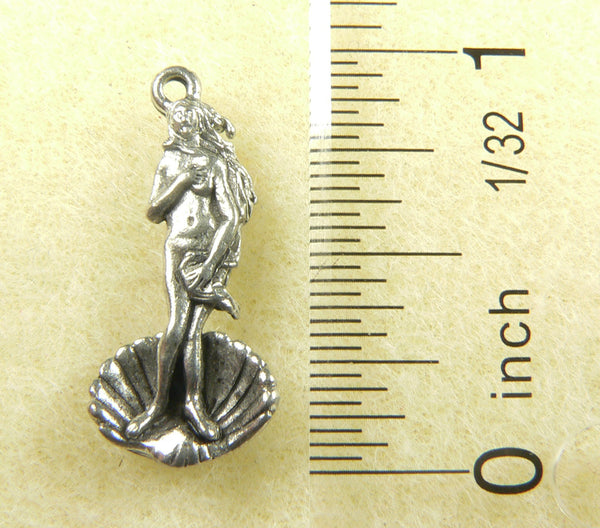 Venus on a Half Shell Charm - beadstore.com